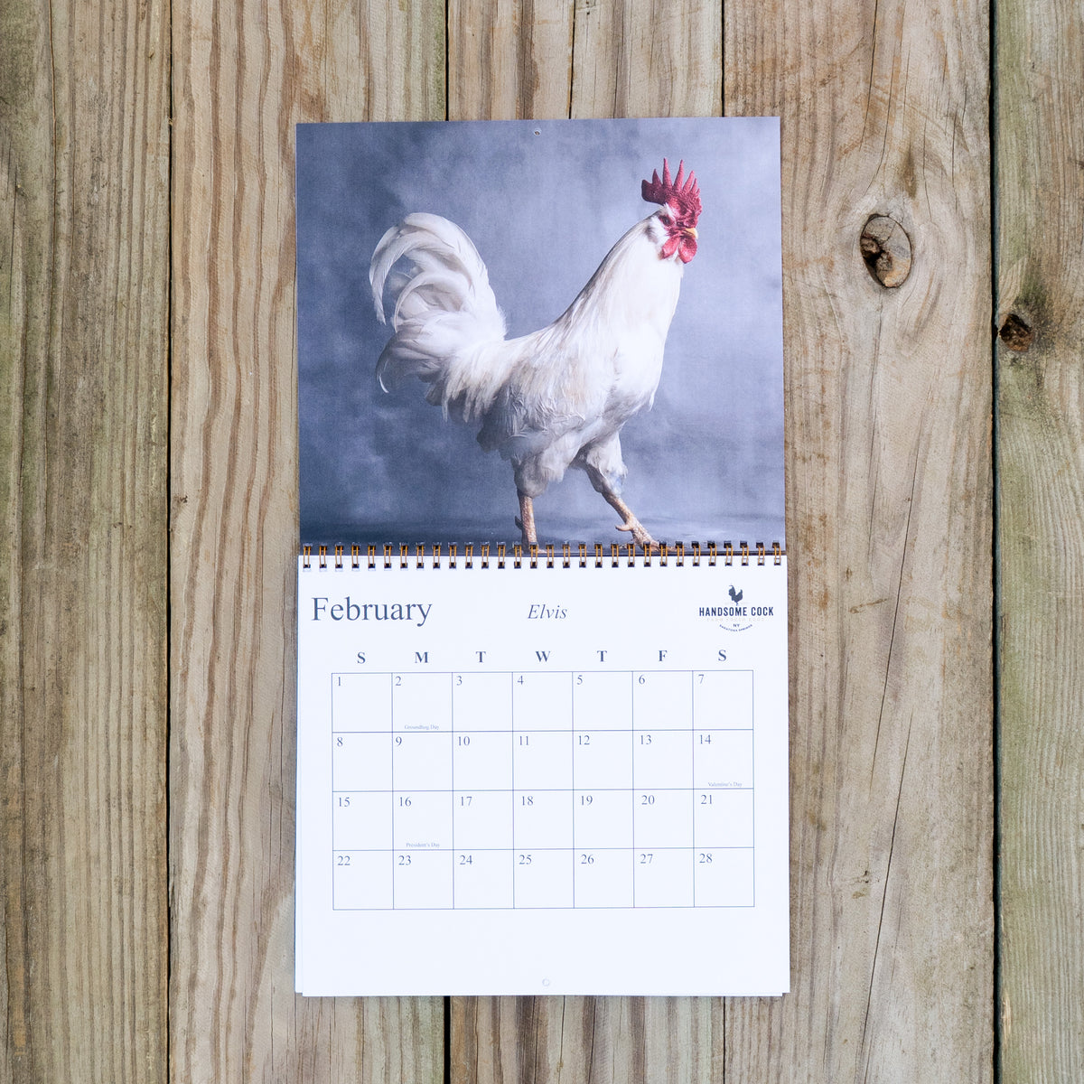 2026 Chicken Wall Calendar | Handsome Cock Farm